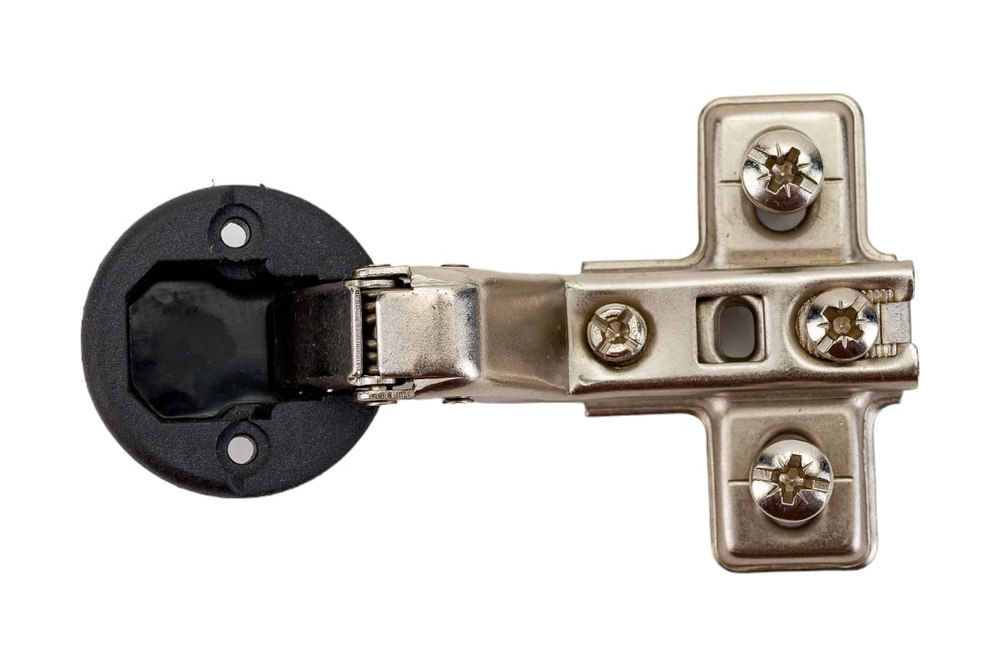 Внутренняя петля Tech-Krep для стеклянных дверей D26 с декоративной D-образной накладкой хром и ...