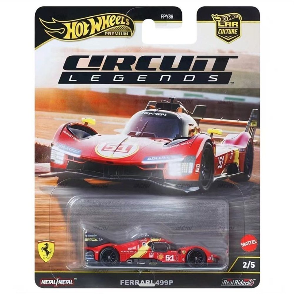 Машинка Hot Wheels model Track Legend Ferrari 499P купить на OZON по ...