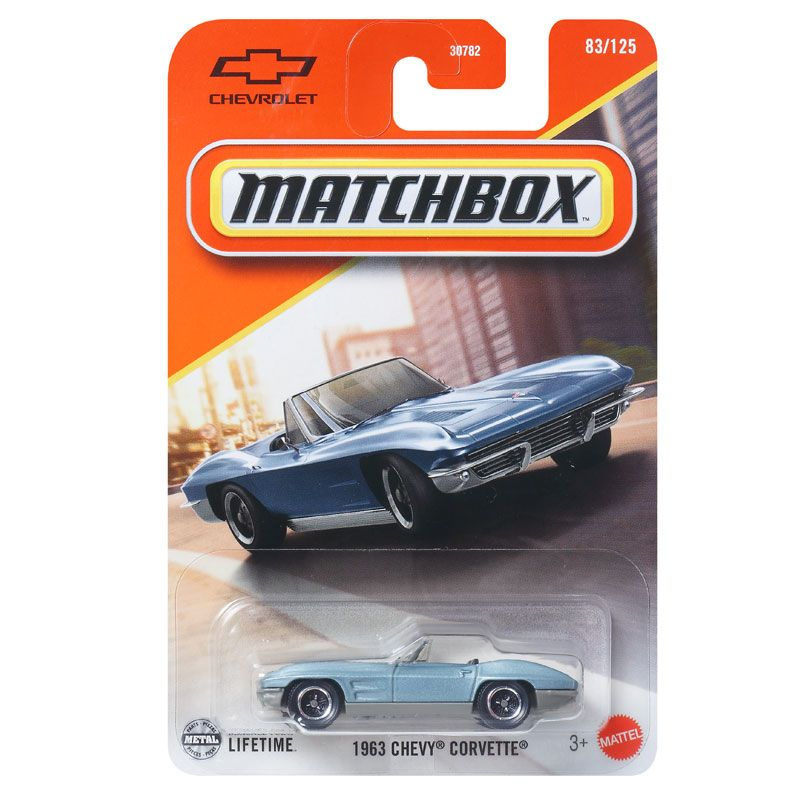 Машинка Matchbox Toys 1:64 Scale Die-Cast Basic Car 30782 1963 Chevy ...