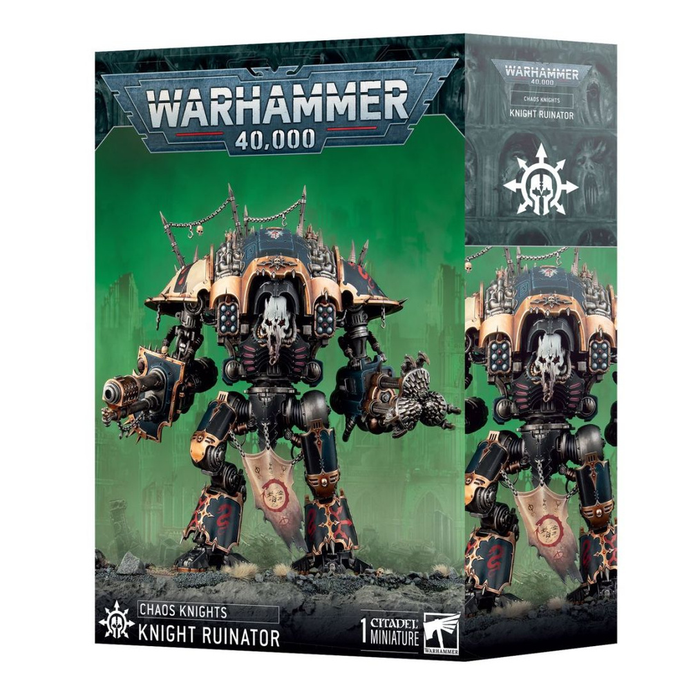 Warhammer 40 Warhammer 40k Chaos Knight Destruction Knight Оригинальная ...
