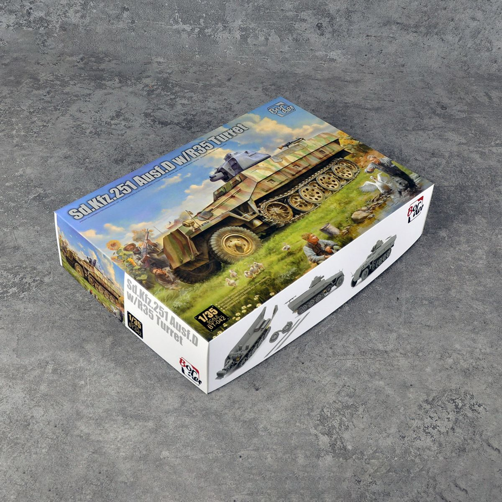border model 1/35 BT041 BT042 Sd.Kfz.251 БТР полугусеничный Танк ...