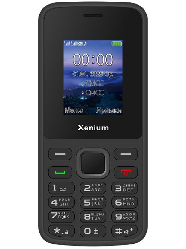 Мобильный телефон Philips Xenium X175 черный 2Sim купить на OZON по низкой цене (2553961314)