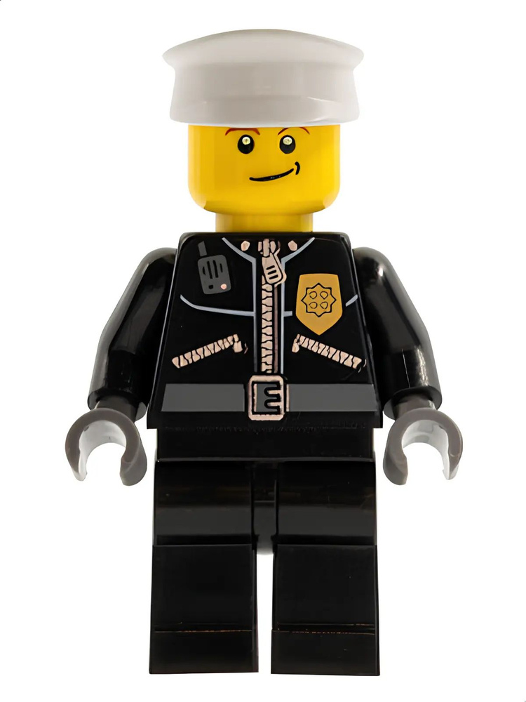 Минифигурка Lego Police - City Leather Jacket with Gold Badge and ...