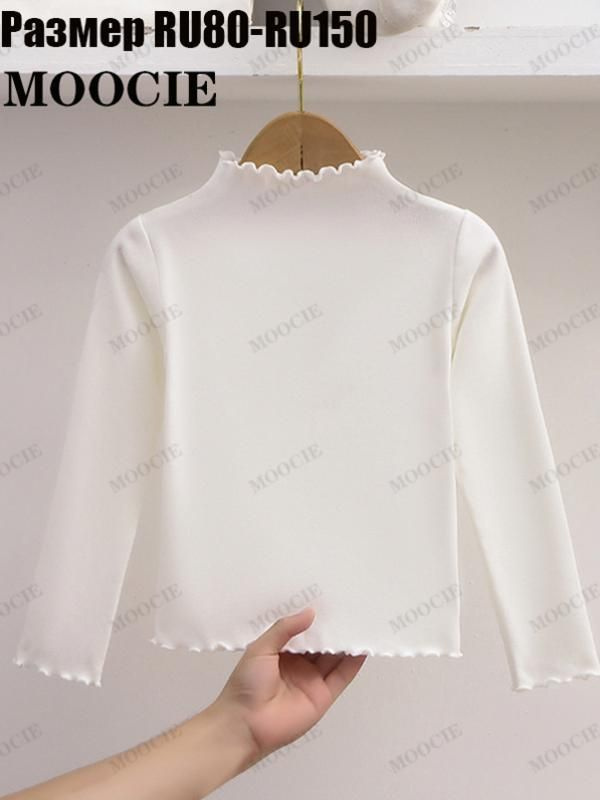 Толстовка Девочки MOOCIE Карманы белый Политекс, размер 140 Длинный Китай купить c доставкой на ...