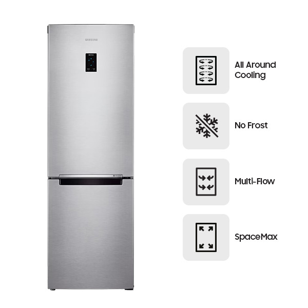 Холодильник Samsung RB33A32N0SA/WT - 328 л, инверторный мотор, No-Frost, All-Around Cooling ...