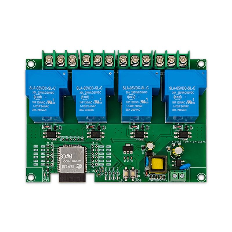 4 -Канальный Реле Модуль 5V/30A AC220V Wi -Fi Bluetooth ESP32 Плата ...