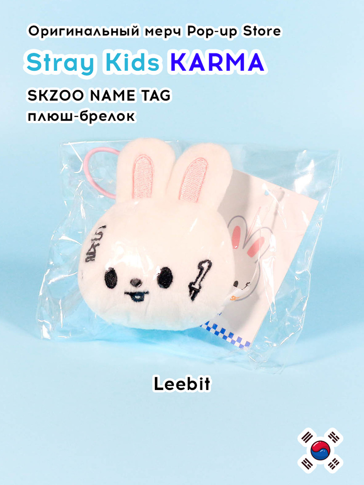 Stray kids KARMA Skzoo Name Tag плюш-брелок Pop-up Leebit Либит Скзу ...