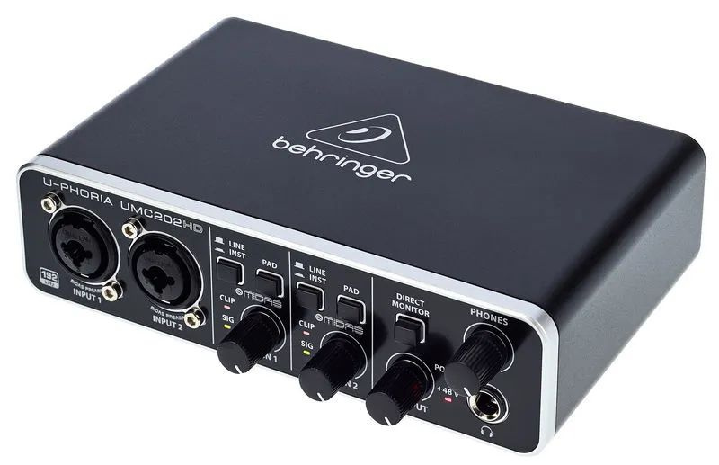 Аудиоинтерфейс Behringer UMC202HD купить на OZON по низкой цене ...