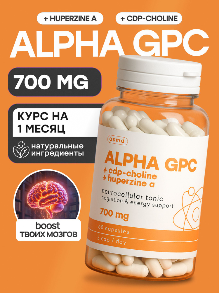 Alpha GPC + CDP Choline + Гуперзин А, Альфа-ГФХ комплексная пищевая ...