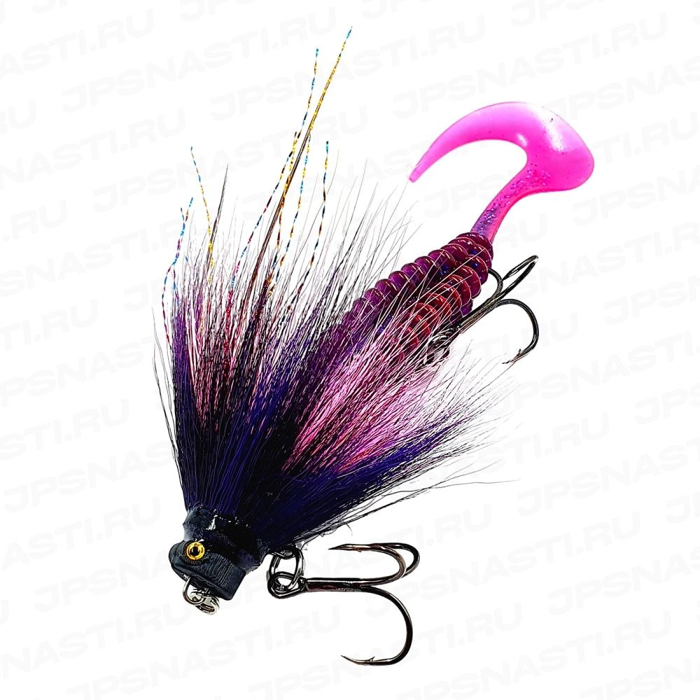 Бактейл оснащенный Boroda Baits Bearded Mouse Micro, #304 - Night ...