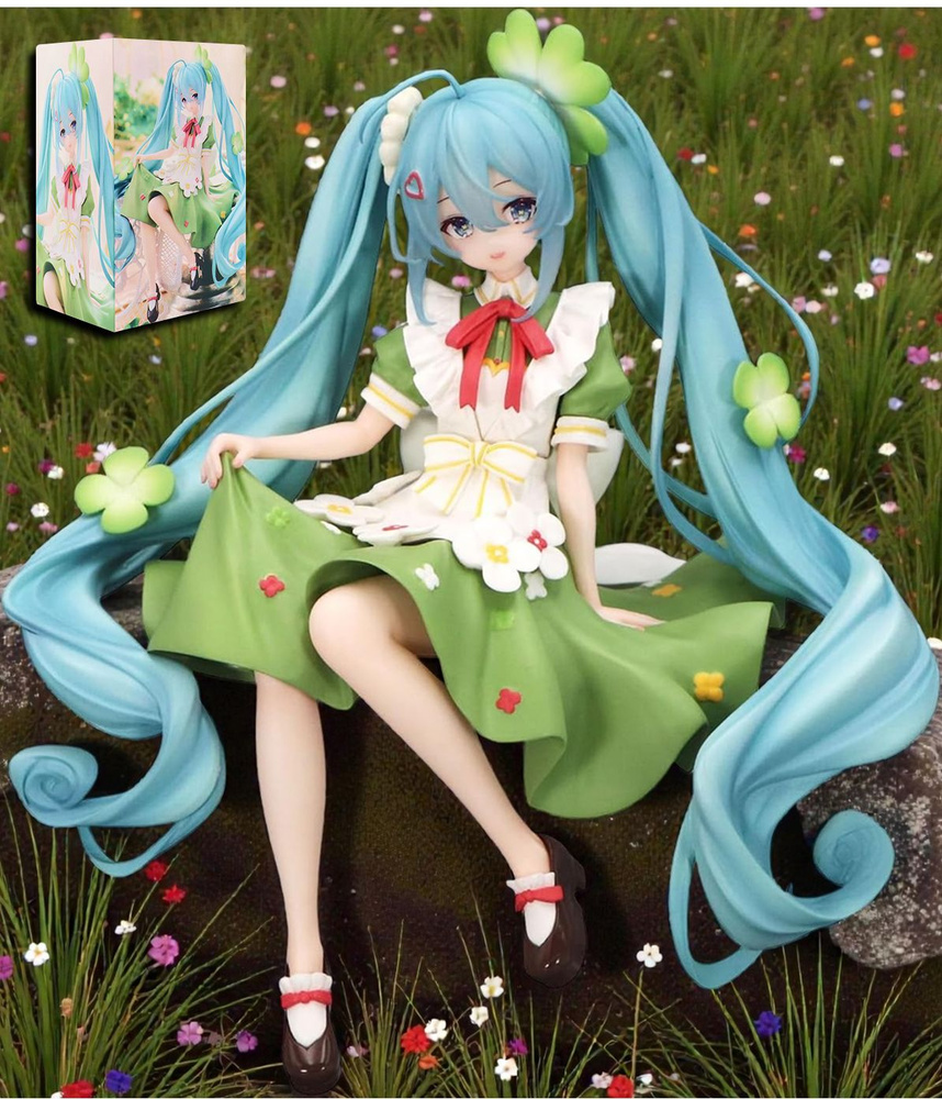 Фигурка Мику Хацунэ Цветочная фея Клевер / Miku Hatsune Flower Fairy ...