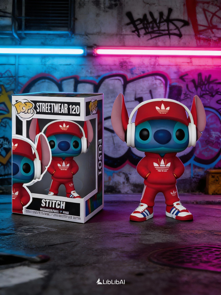 Фигурка Funko POP! Disney, Lilo и Stitch в красной одежде Adidas ...