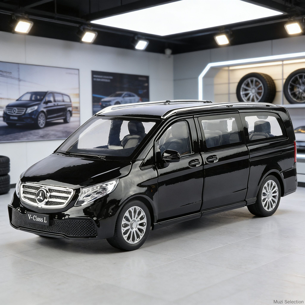 Миниатюрная модель автомобиля из литого металла Мерседес Бенц V260 V-Класс L модель автомобиля ...