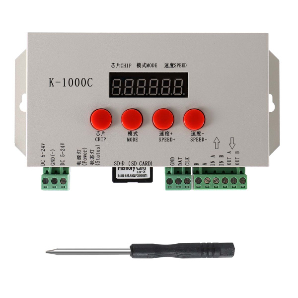 Контроллер K-1000C K1000C WS2812B WS2811 APA102 T1000S WS2813 LED 2048 ...