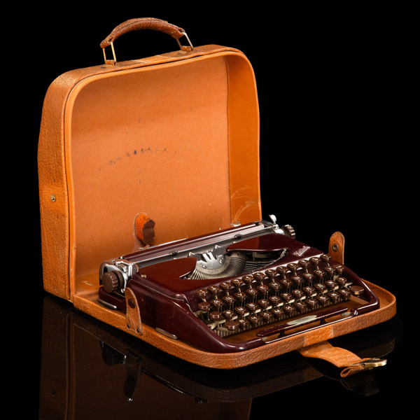 Машинка печатная Groma Kolibri в оригинальном кофре, металл, пластик, VEB Mechanik Groma ...