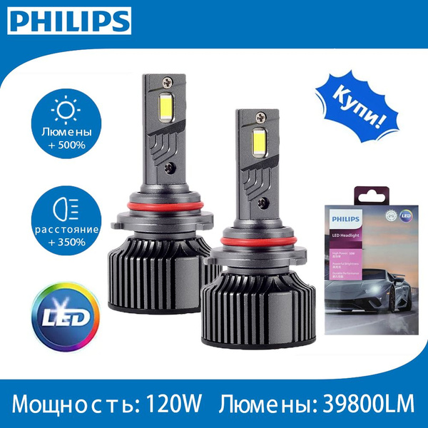 Лампа автомобильная Philips, 2 шт. HYP-L6-HB3 купить c доставкой на ...