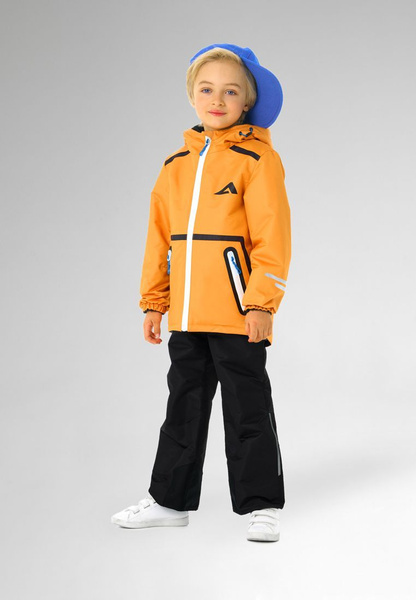 Комплект верхней одежды Мальчики OLDOS Капюшон, Карманы капюшон Демисезон, размер 104 ...