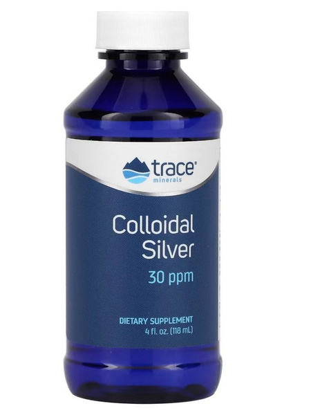 Трэйс минералс Коллоидное серебро / Trace Colloidal Silver 30ppm (118 ...