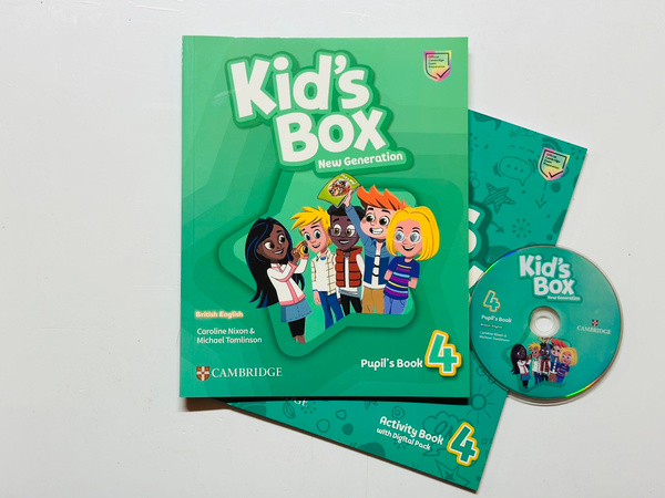 Kid's Box 4 New Generation : Pupil's Book + Activity Book + CD , (Учебник+Раб.Тетрадь, Диск ...