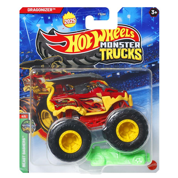 Машинка Mattel Hot Wheels Monster Trucks Монстр трак 2025 Dragonizer ...