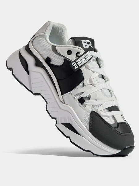 Кроссовки Мужской Bronks Полиуретан, Полиэстер, размер 38 На любой сезон Шнурки Китай Вышивка ...