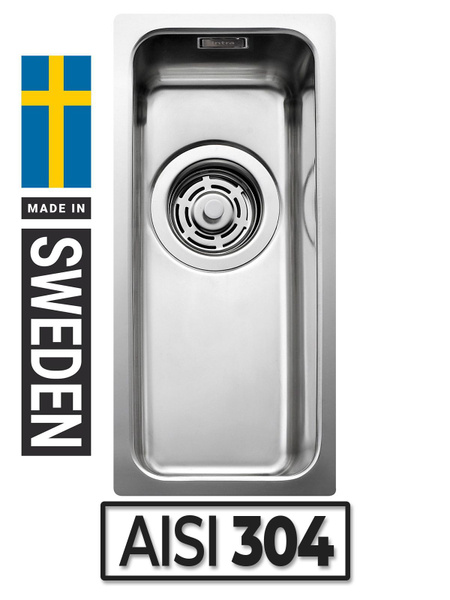 Мойка для кухни / бара TEKA BEF 15.38 F POLISHED, нержавеющая сталь AISI 304, монтаж врезной ...