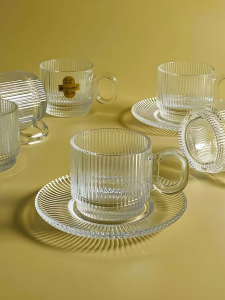 Сервиз чайный Глазурованное покрытие, Можно мыть в посудомоечной машине Lenardi, на 6 перс ...