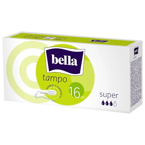Bella Tampo Тампоны гигиенические Super 16 шт купить на OZON по низкой ...
