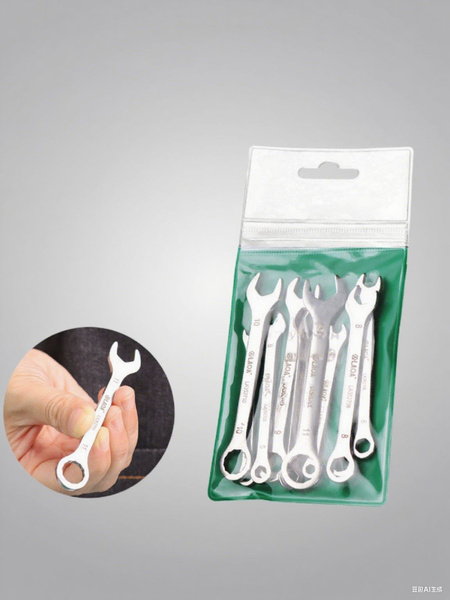 GEALFIS набор гаечных ключей 10 предметов, SAE+метрические 4-11мм/5/32-7/16", с чехлом, для ...