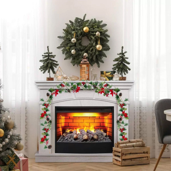 Рождественский макет, ротанговая мебель, украшения для праздничной ...