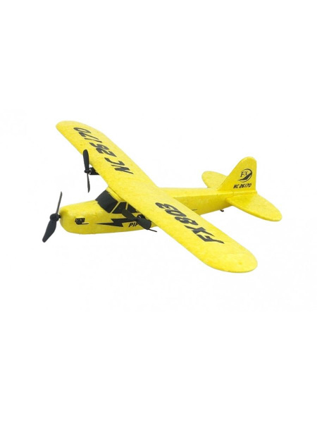 Самолет на пульте управления Piper J-3 (EPP) 2.4G Fei Xiong FX803-Y ...