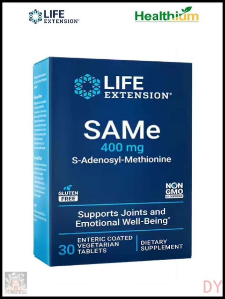 Life Extension SAMe 400мг S-Adenosyl-Methionine 30 таблеток S ...