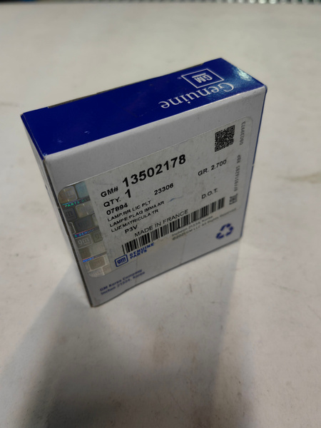 13502178 GM. Фонарь подсветки номера CHEVROLET CRUZE (2009-2016 ...