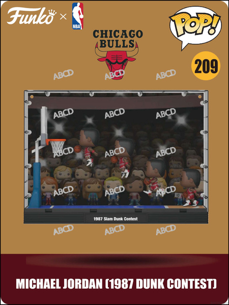 Фигурка Funko POP! NBA Moment:Michael Jordan (1987 Dunk Contest)#209 ...
