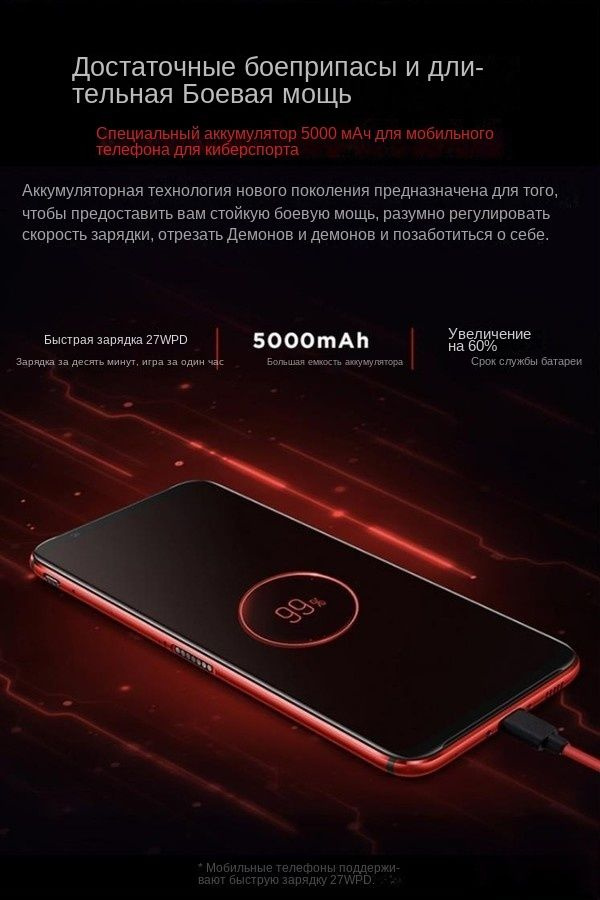 Смартфон Nubia Red Magic 3_4-Nubia Red Magic 3-971918069-256 ГБ-NRG3 ...