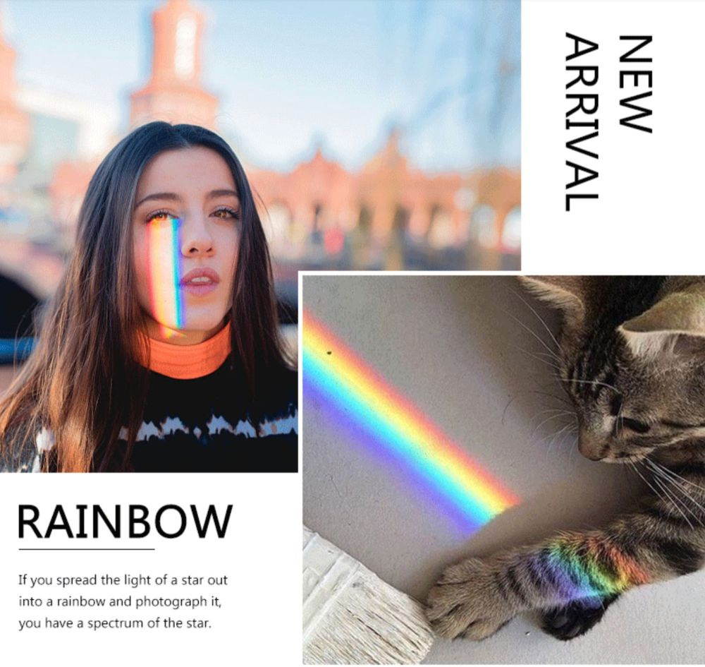 Детская физика Stem Научная игрушка, стеклянный отражающий треугольник ...