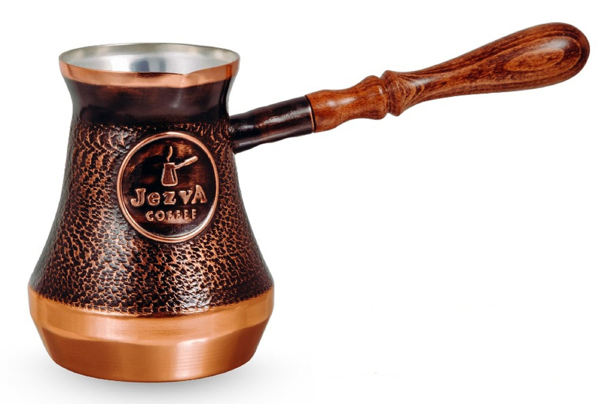 Турка для кофе медная 370 мл, JEZVA COFFEE Армянская джезва цельная купить на OZON по низкой ...