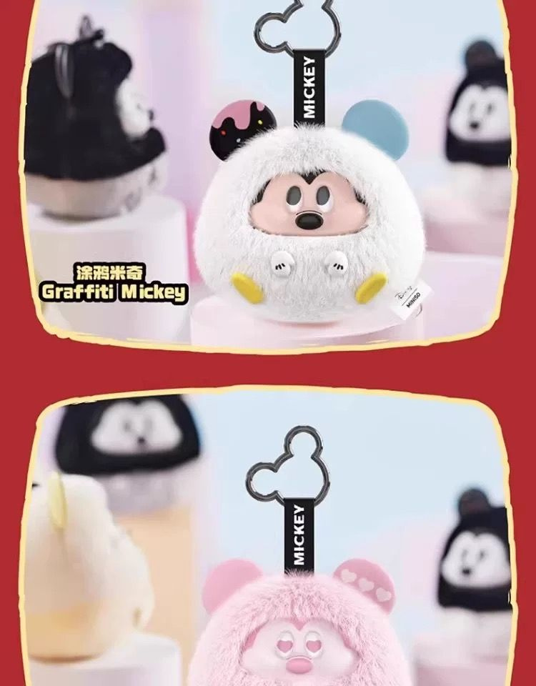 Лабубу Стич Labubu Mickey Mouse Игрушка сюрприз Blind Box miniso Mickey ...