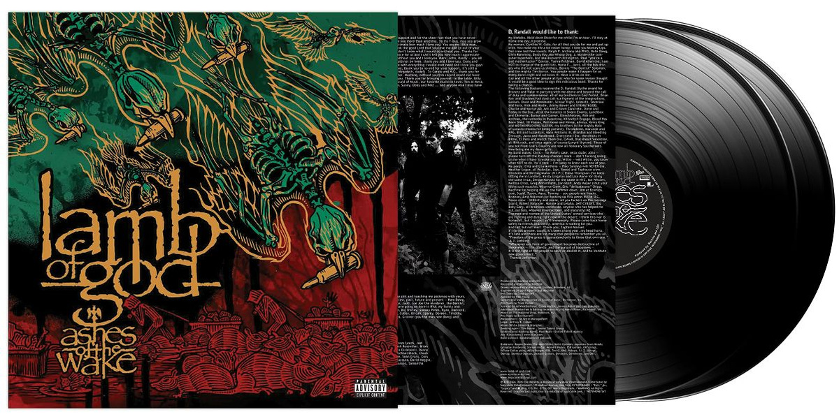 Lamb of God Ashes Of The Wake (20th Anniversary Edition, 2LP) Виниловая ...