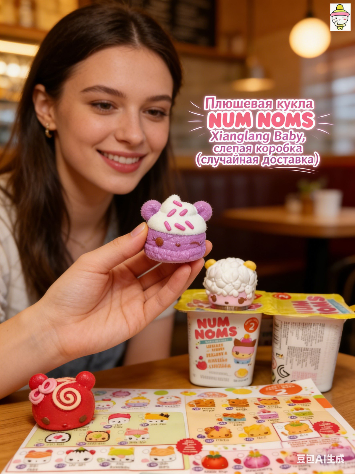 Игрушка Lip Gloss or Stamp/Сюрприз Num Noms Серия Mystery Pack 1 шт ...