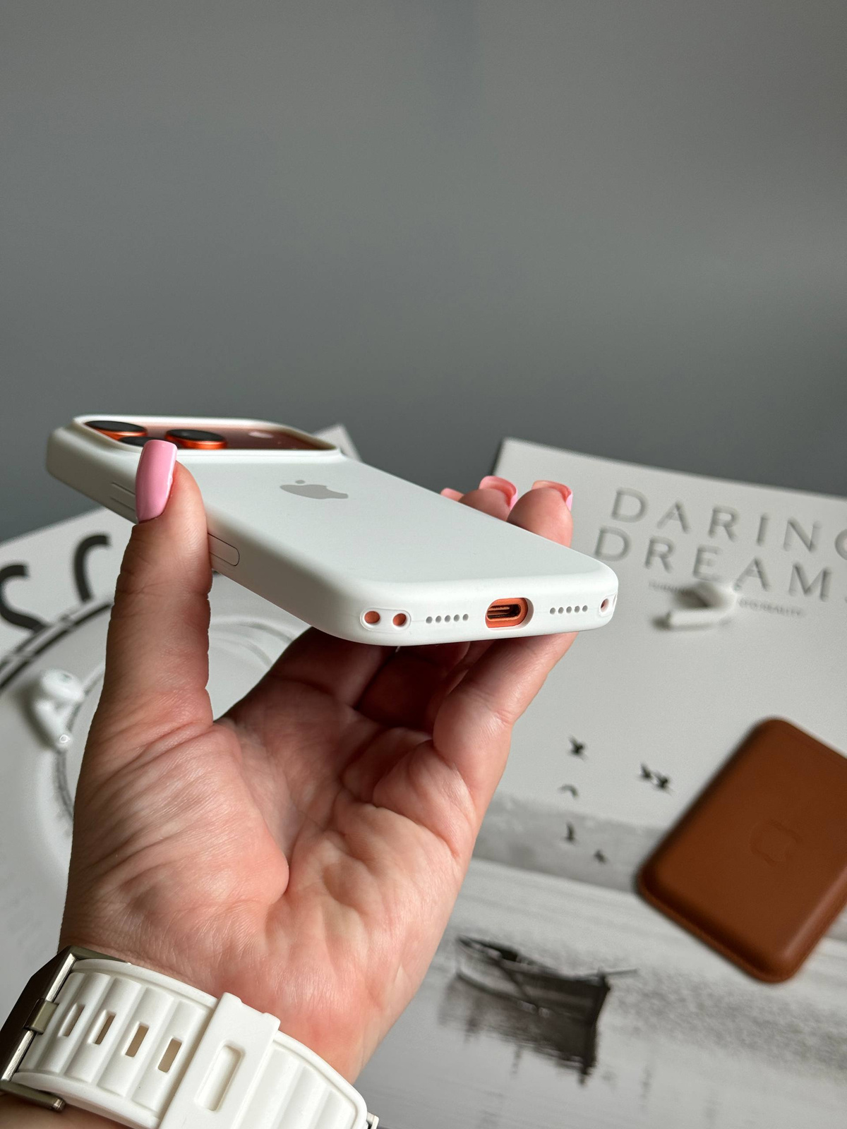 Чехол силиконовый для iPhone 17 Pro Max / Silicone Case MagSafe ...