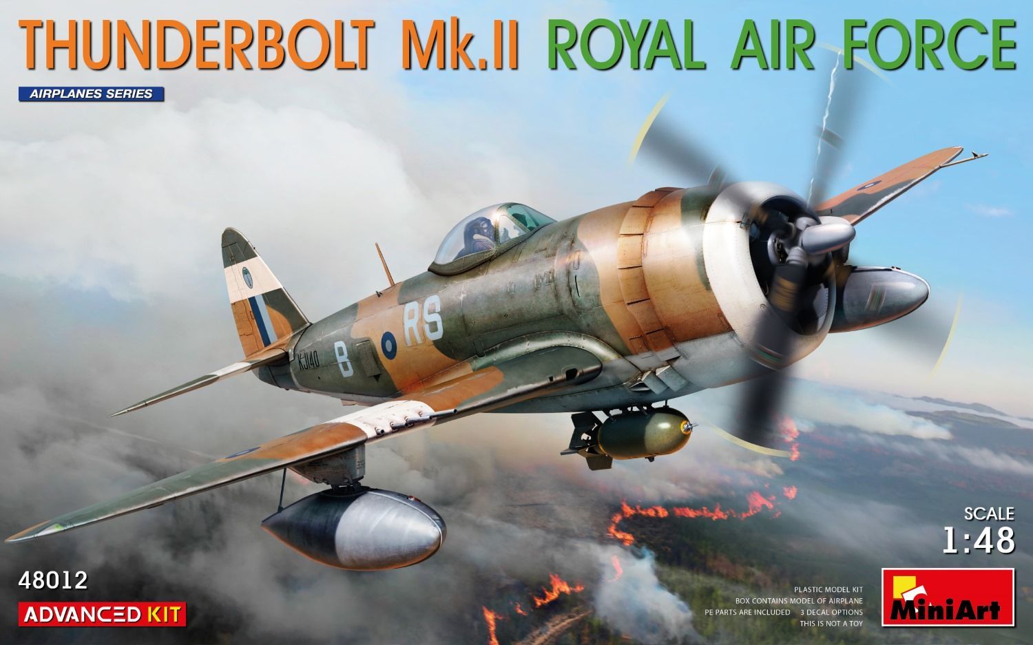 Miniart 48012 1/48 Самолёт Thunderbolt Mk.II Royal Air Force ...