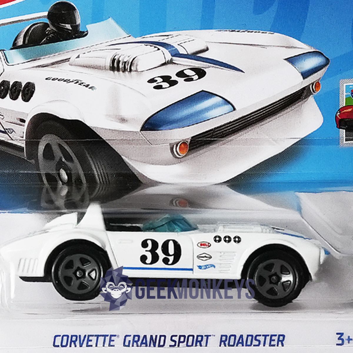 Машинка Хотвилс игрушка коллекционная Hot Wheels Corvette Grand Sport ...