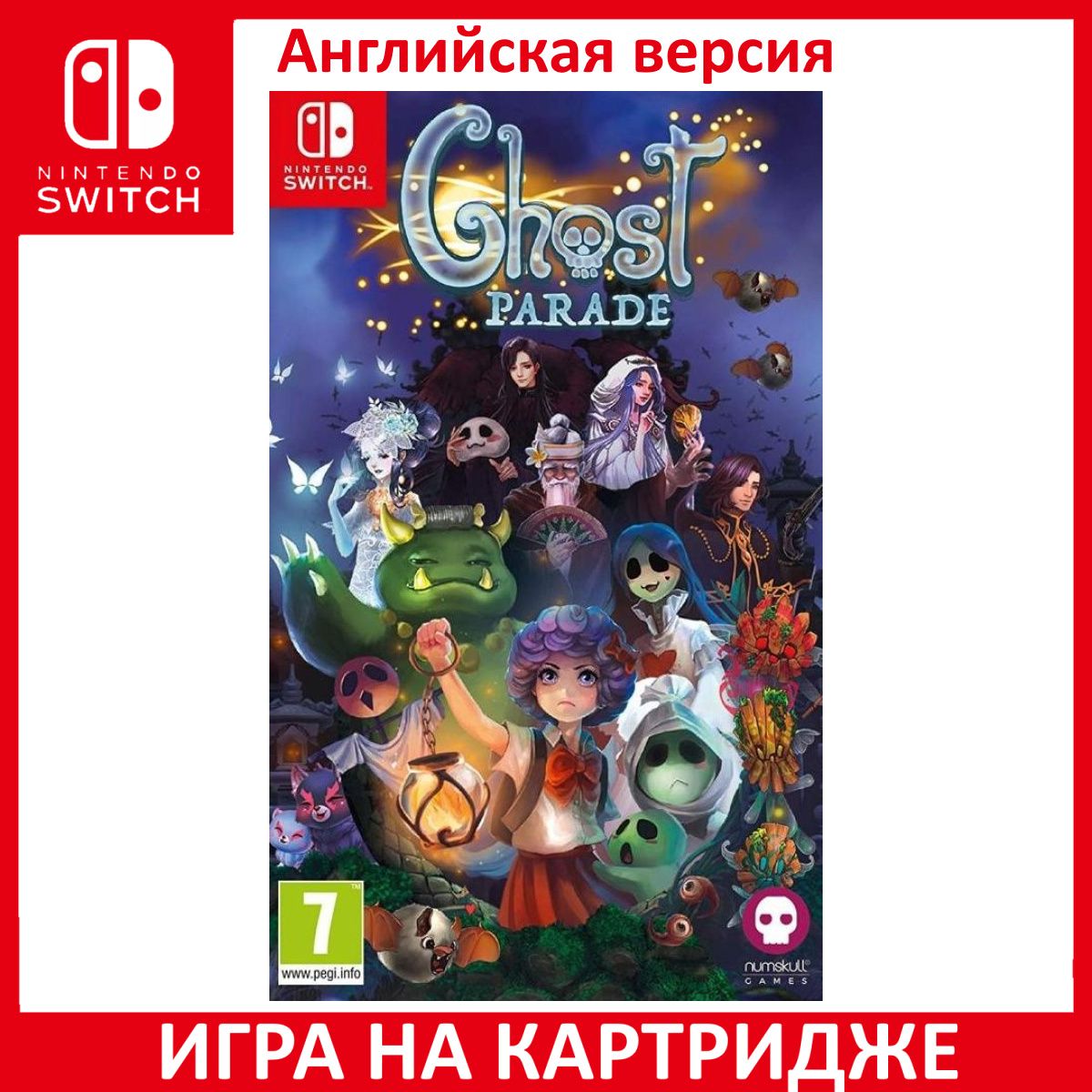 Игра Ghost Parade Switch Картридж на Nintendo Switch Английская версия ...