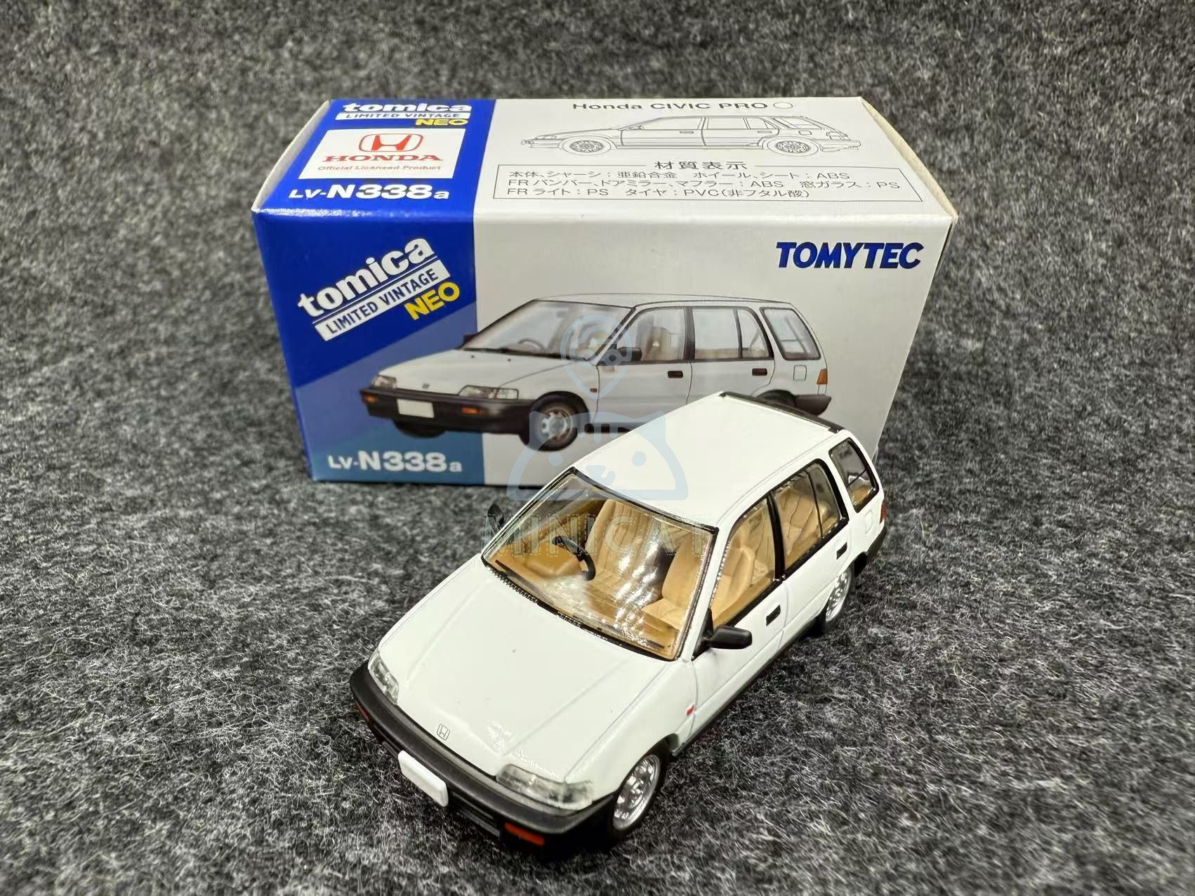 Машинка 2503 TOMYTEC 1:64 TLV LV-N338a Honda Civic Pro White Die-cast ...