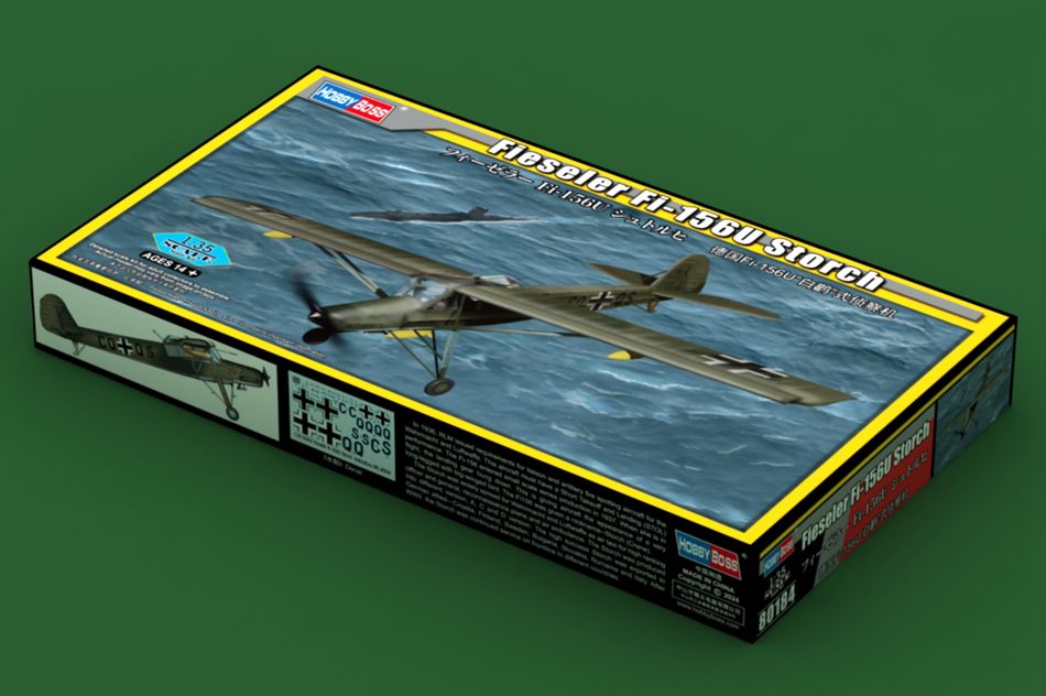 HOBBYBOSS 80184 1/35 Fieseler Fi-156U Storch German Fi-156U White Stork ...