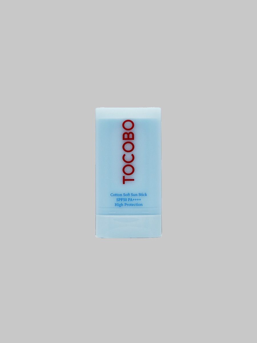 Солнцезащитный стик для лица SPF50 PA++++ TOCOBO Cotton Soft Sun Stick ...