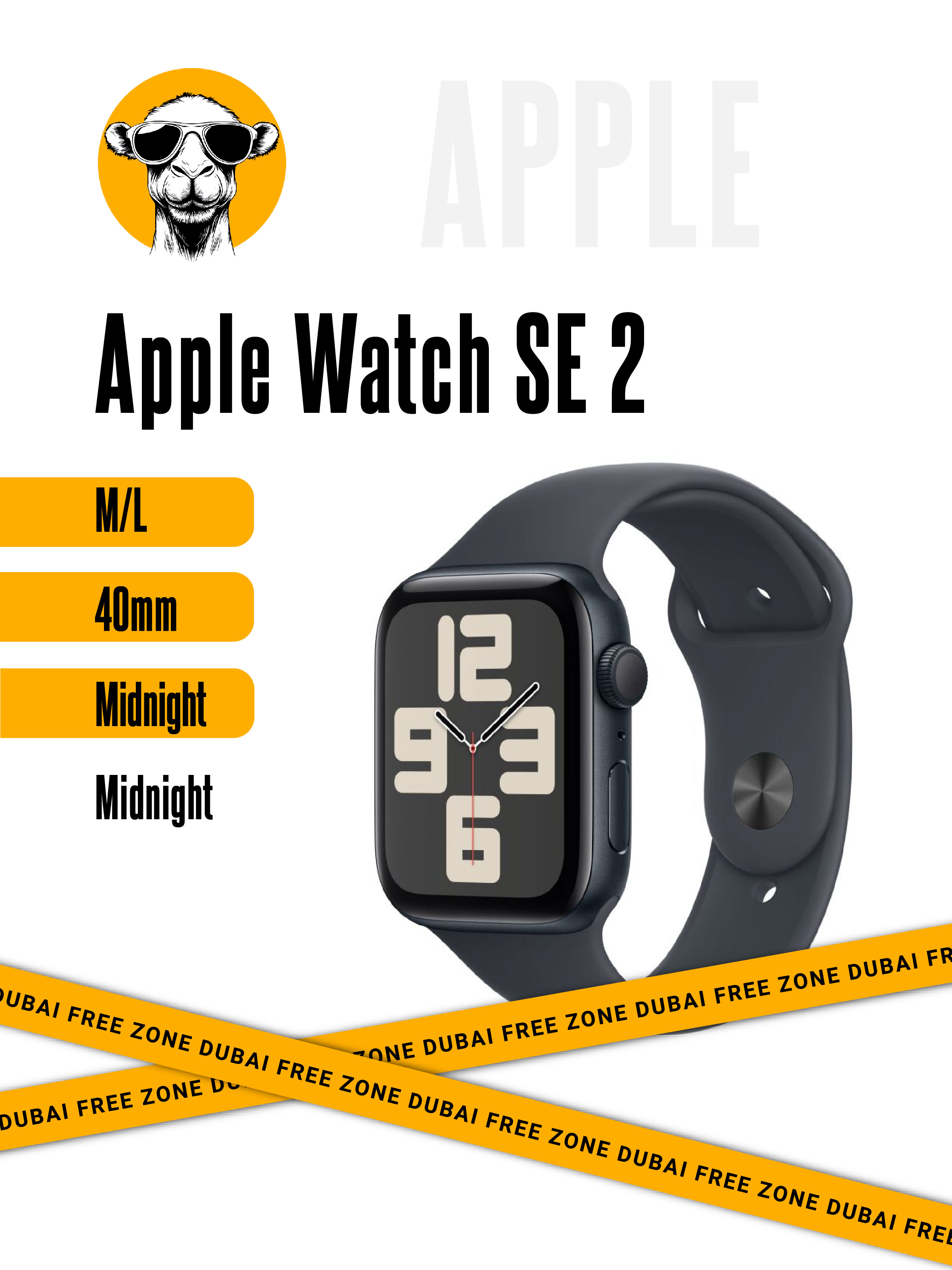 Apple Смарт-часы Watch SE 2024, 40mm, Midnight M/L купить на OZON по ...