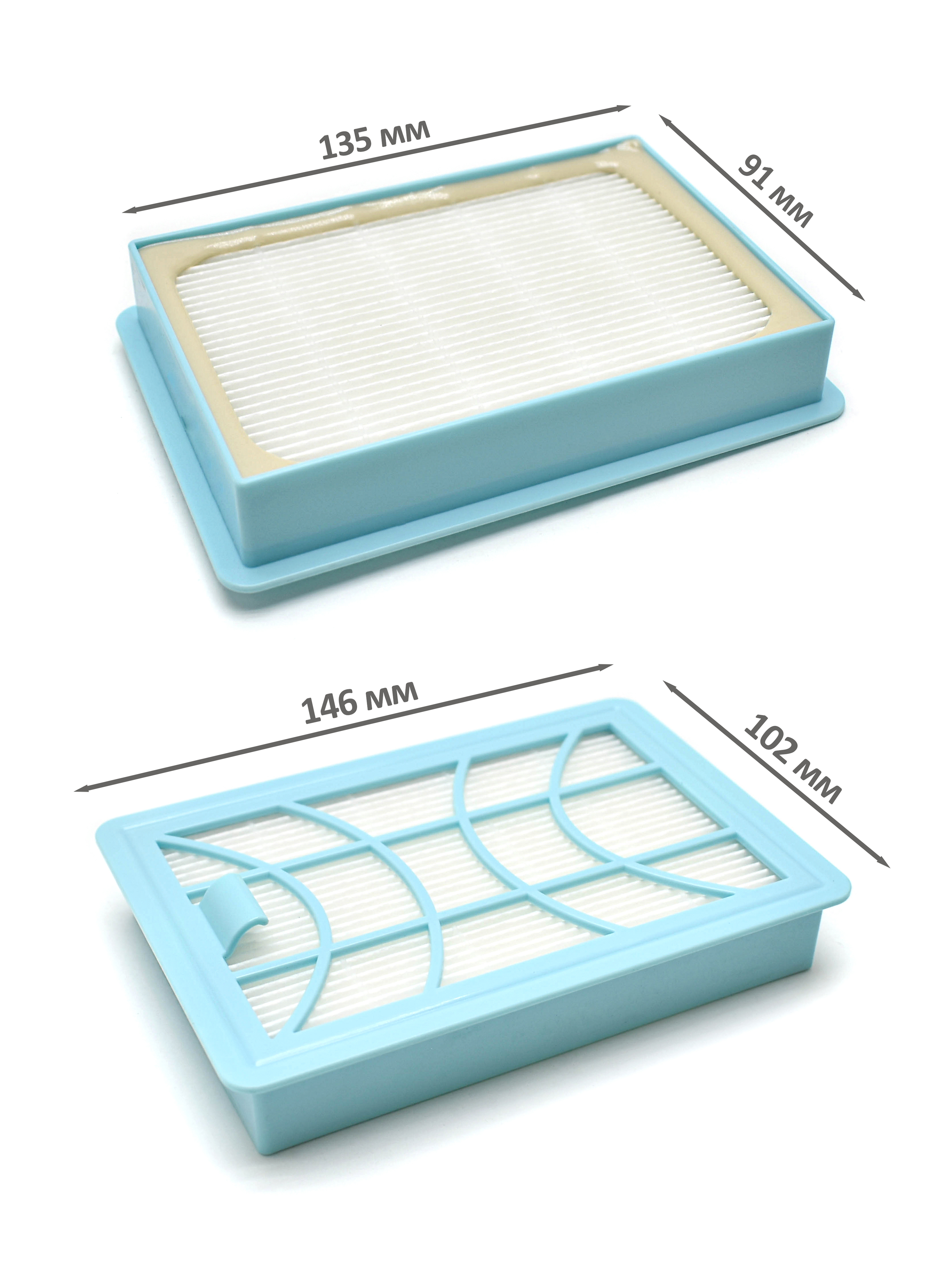 HEPA фильтр для пылесоса Philips (Филипс) HPL-971, 300001018621, CP0616 ...