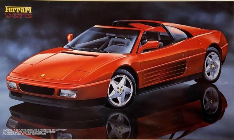 Сборная модель Машинка Fujimi-12422 1/24 Ferrari 348TS car model kit ...
